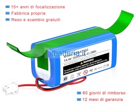 Shark rv1000 batteria, robot batterie per rv1000